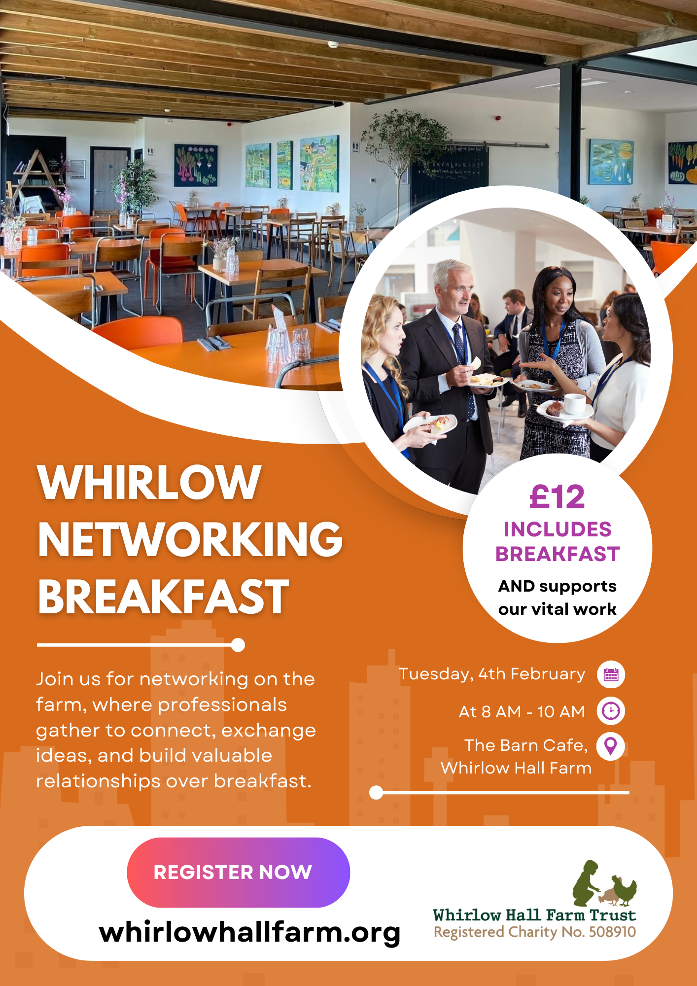 Whirlow Networking Breakfast | Whirlow Hall Farm Trust
